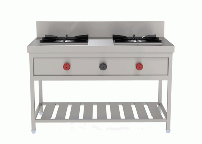 Two Burner Gas Cooking Range Manufacturer & Supplier in India
