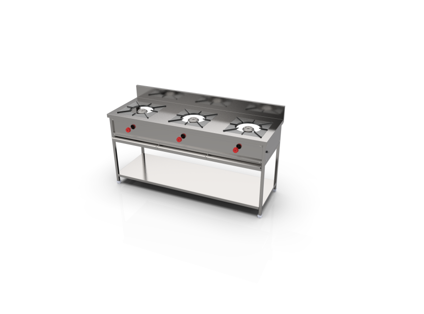 Three Burner Cooking Range Manufacturer & Supplier in India